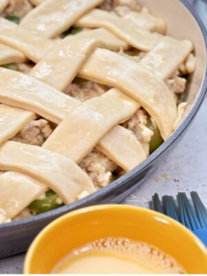 Ground Turkey Meat Pie (Turkey Veronique) | Homemade & Yummy
