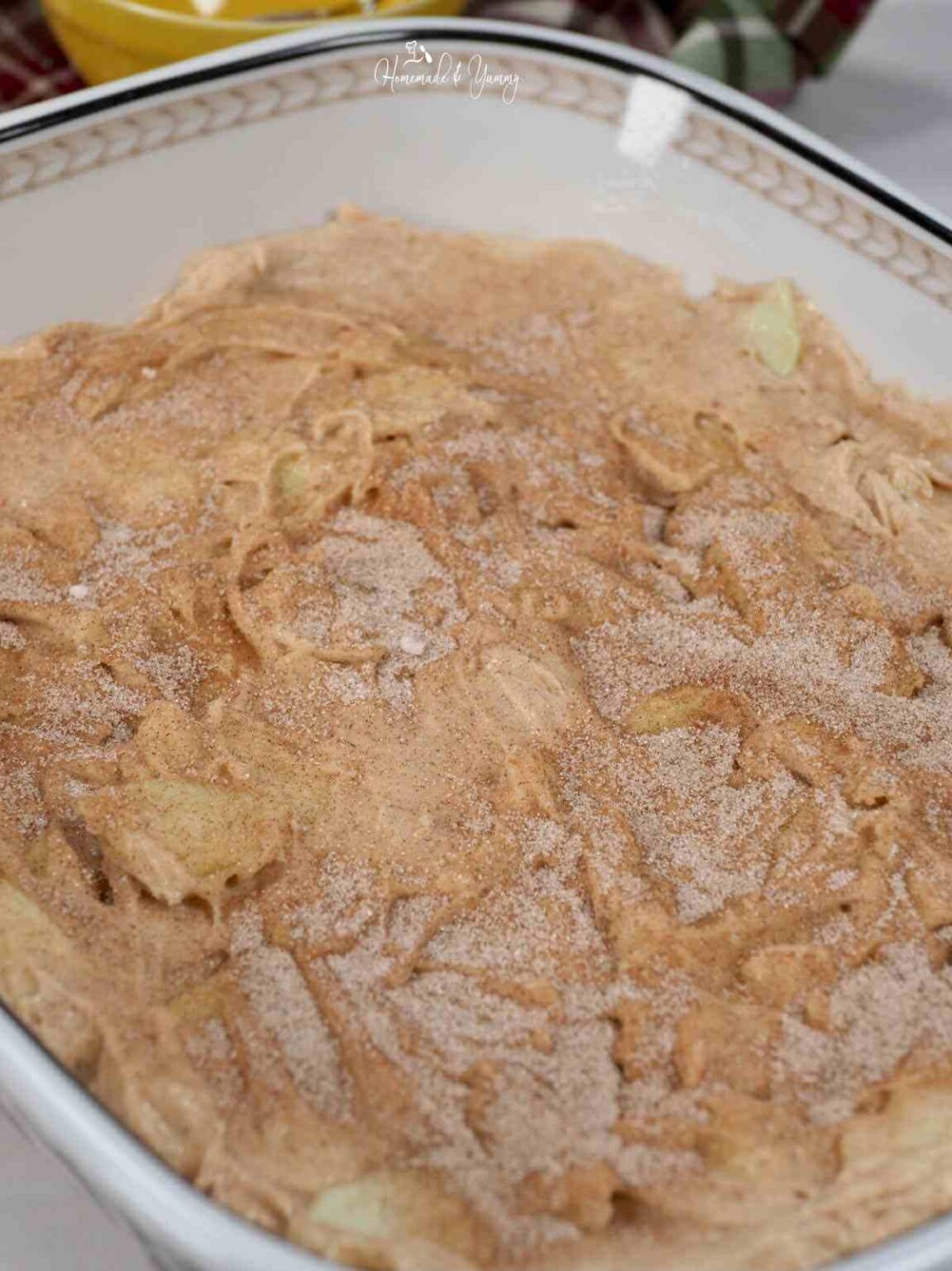 Baked Apple Pudding Recipe | Homemade & Yummy