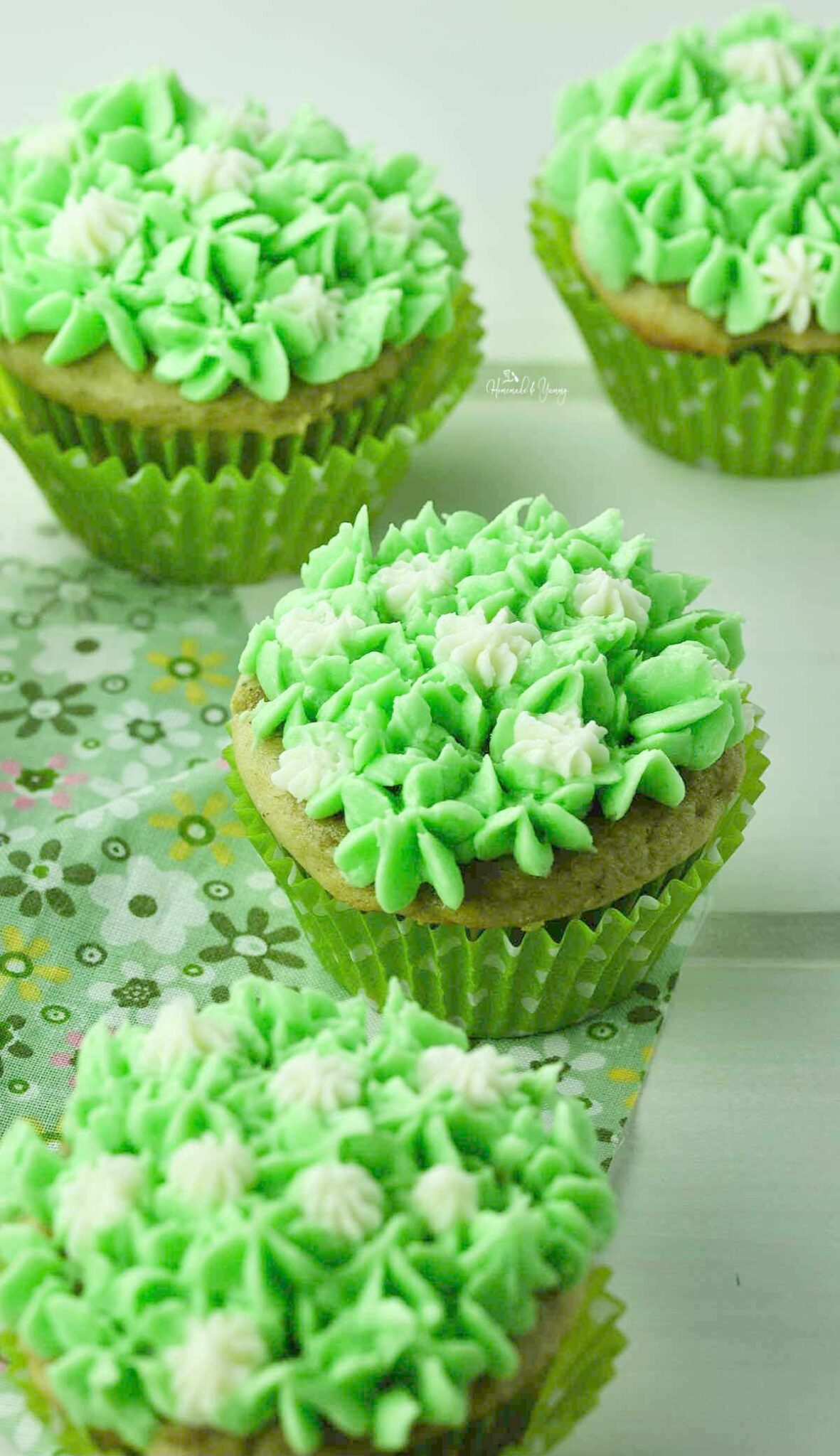 Matcha Green Tea Cupcakes | Homemade & Yummy