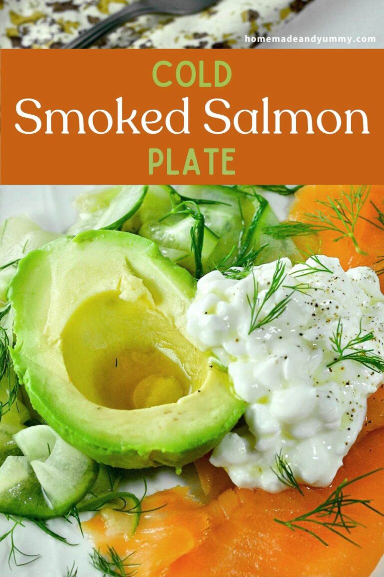 Cold Smoked Salmon Plate | Homemade & Yummy