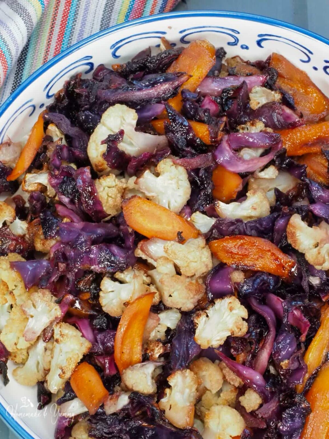 Oven Roasted Vegetables (Maple Glazed) | Homemade & Yummy