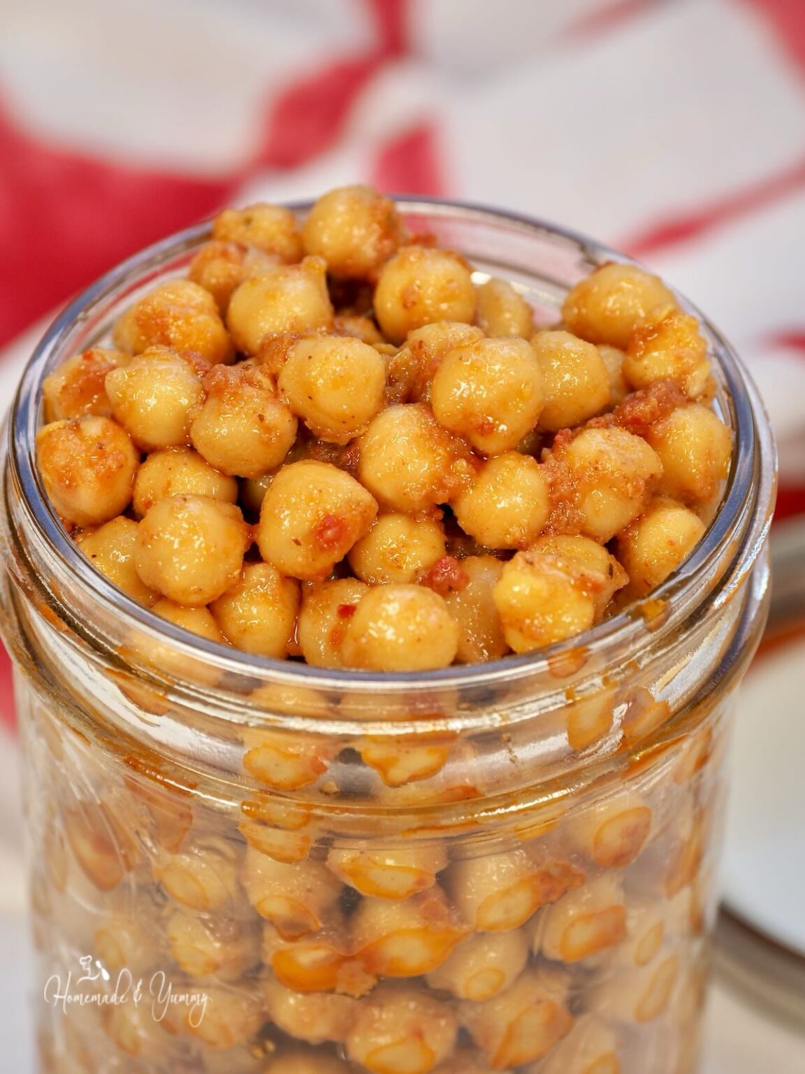 Pesto Marinated Chickpeas | Homemade & Yummy